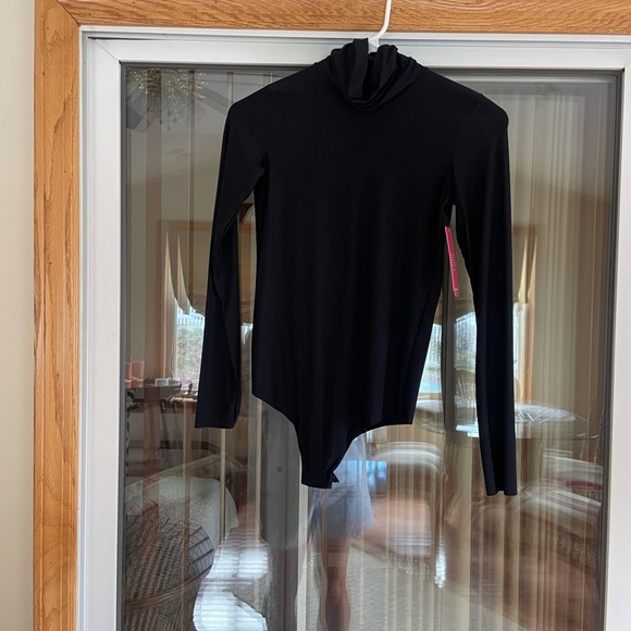 Commando | Tops | Nwt Commando Butter Black Turtleneck Bodysuit | Poshmark